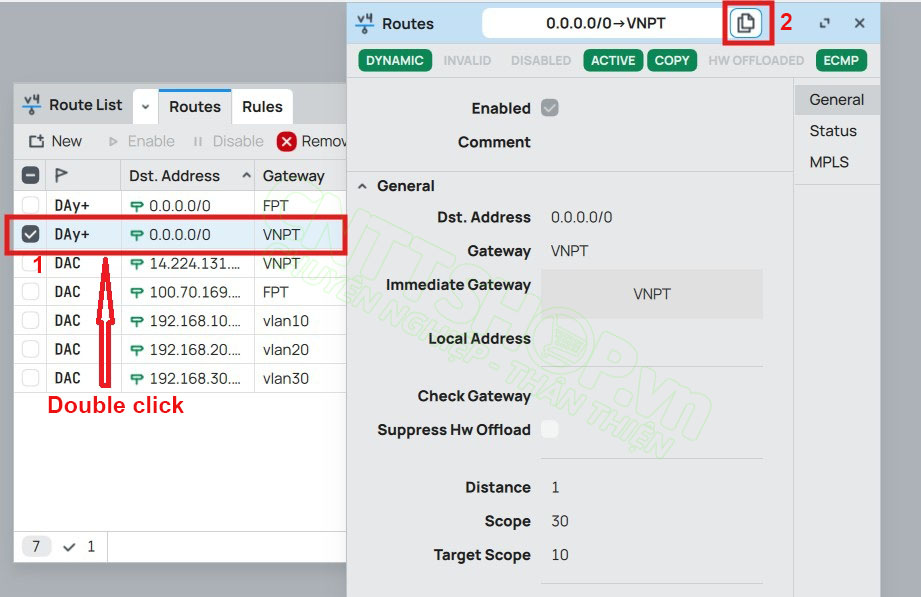 Policy Route là gì? Cấu hình Policy Route trên router Mikrotik